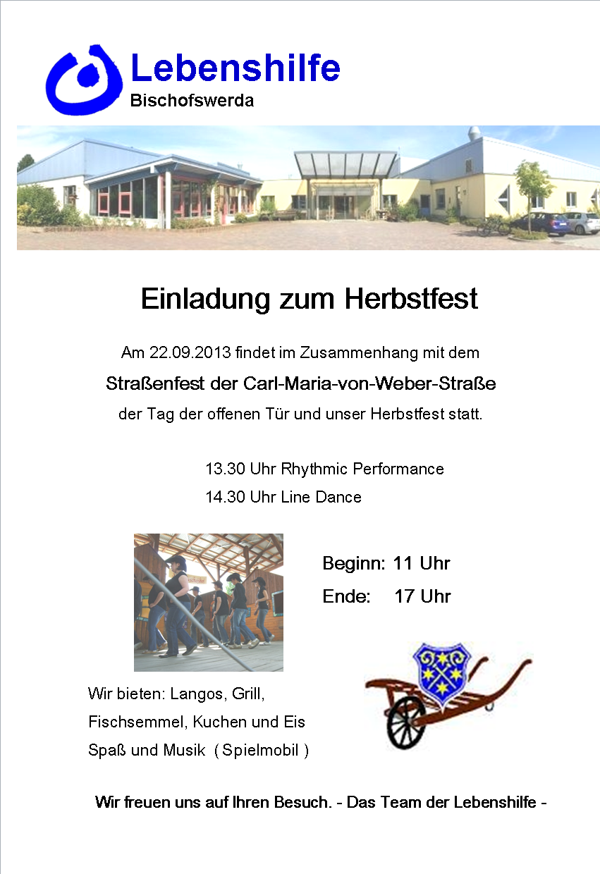 Einladung Tag der offenen Tür (1) | Lebenshilfe Bischofswerda Einladung Tag der offenen Tür (1) | Lebenshilfe Bischofswerda